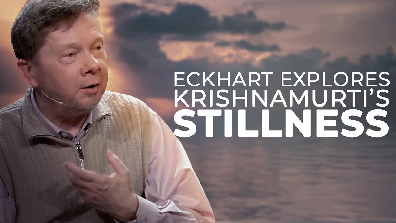 How to Find Passages into Stillness | Eckhart Tolle Reads "Krishnamurti ...